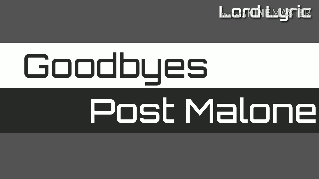 Goodbyes - Post Malone ft Young Thug - YouTube