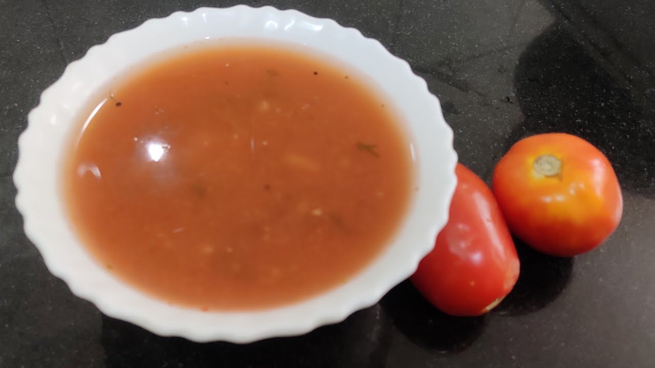 Tomato Clear Rasam | Suitable For Summer | Simple and Quick Rasam - YouTube