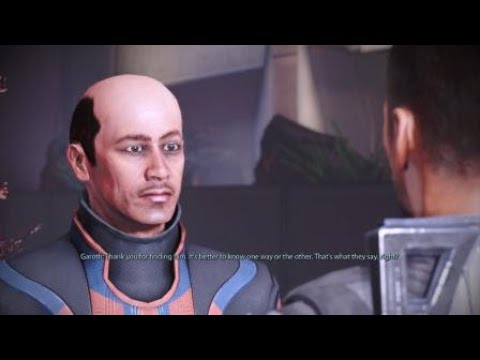 Mass Effect 1 Legendary Edition Telling Garoth His Brother Is Dead ...