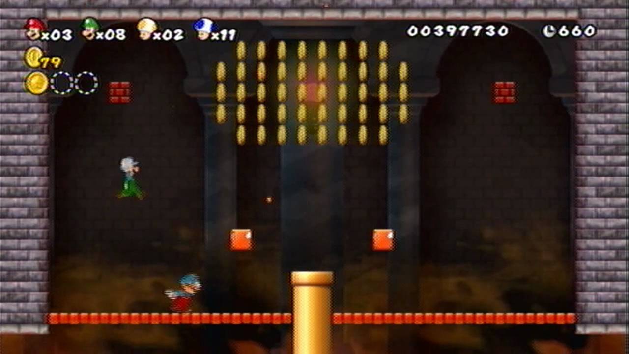 New Super Mario Bros. Wii [4 Player Co-op] Part 3 - YouTube