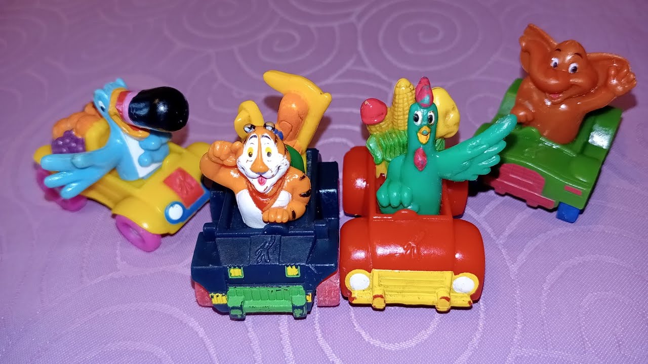Carritos Kellogg's 90's Sam el tucán - Tigre Toño - Gallo Cornelio ...