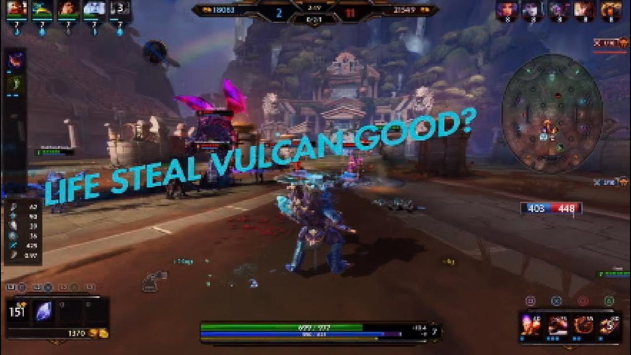 LIFE STEAL VULCAN=CRAZY GOOD?! - YouTube