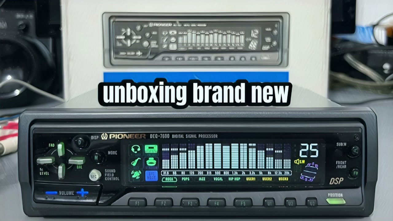 🔥DEQ7600💥 PIONEER OLD SKOLL 🌪UNBOXING IMPORTED FROM JAPAN 🇯🇵#audio # ...