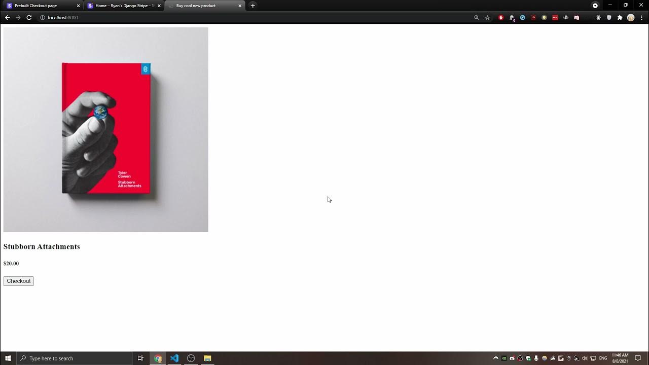 Django Stripe quickstart demo - YouTube