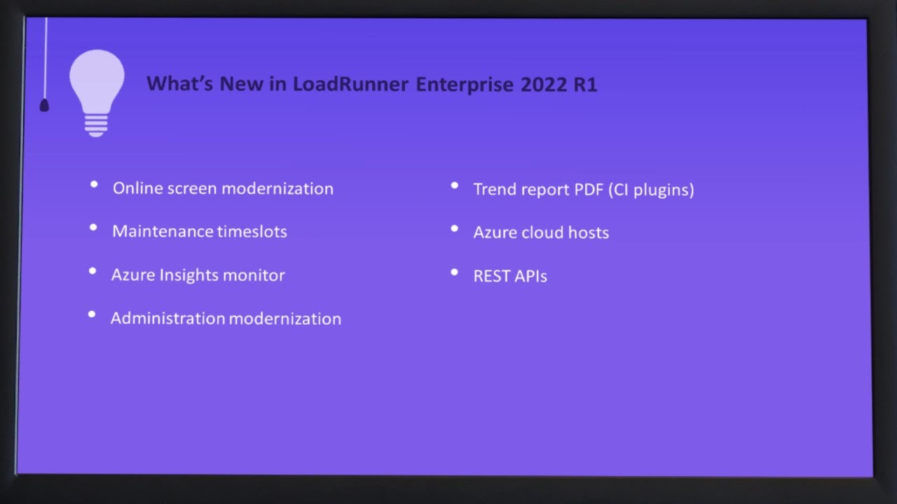 What's new in LoadRunner Enterprise 2022 R1 - YouTube