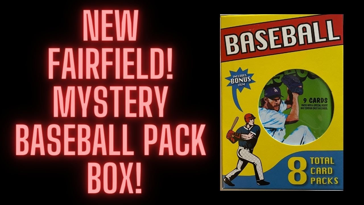 NEW FAIRFIELD MYSTERY BASEBALL PACK BOX! WHAT PACKS ARE INSIDE? - YouTube