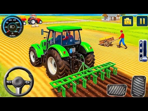 Modern Tractor Farming Driving Simulator 3D - New Tractor Games 2026 - Android Gameplay