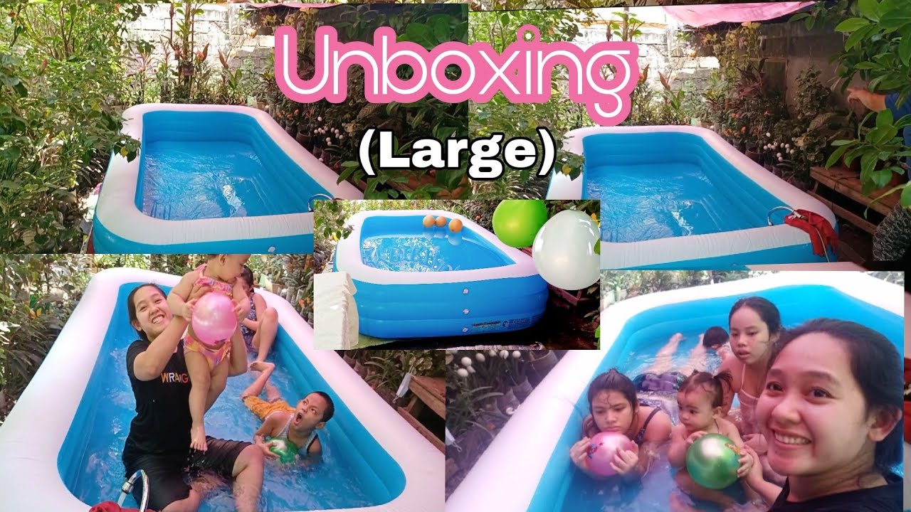 Unboxing BESTWAY INFLATABLE Swimming Pool |PRODUCT REVIEW | Large Size ...