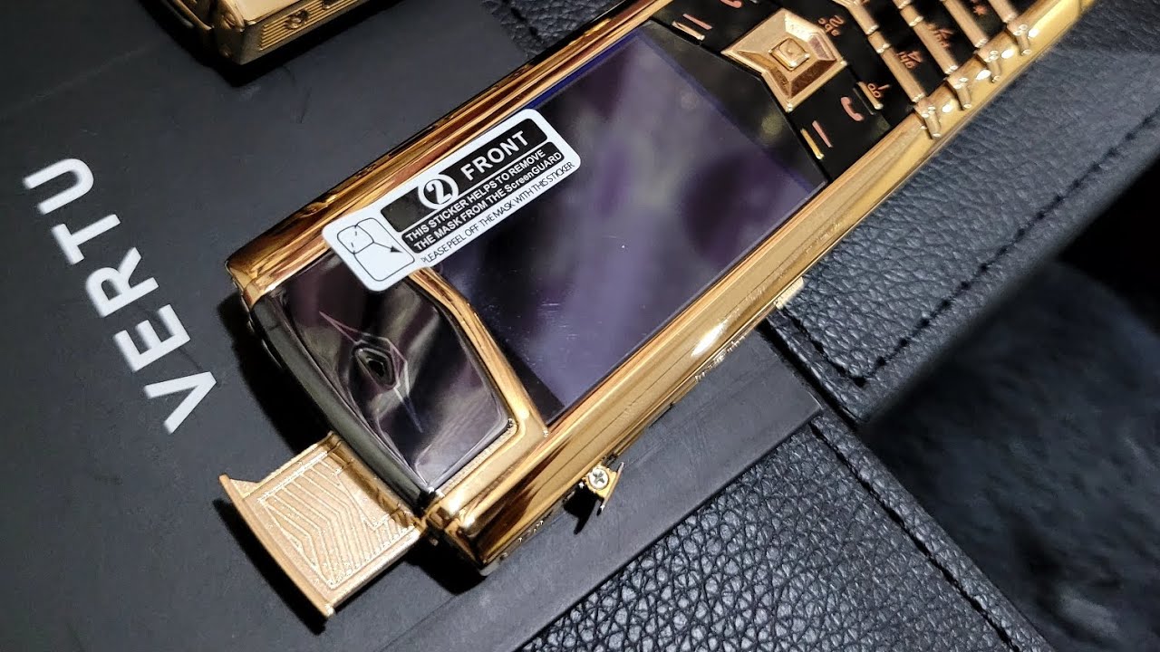 Most Expensive phone in the world (VERTU) #unique #mobile #unboxing ...