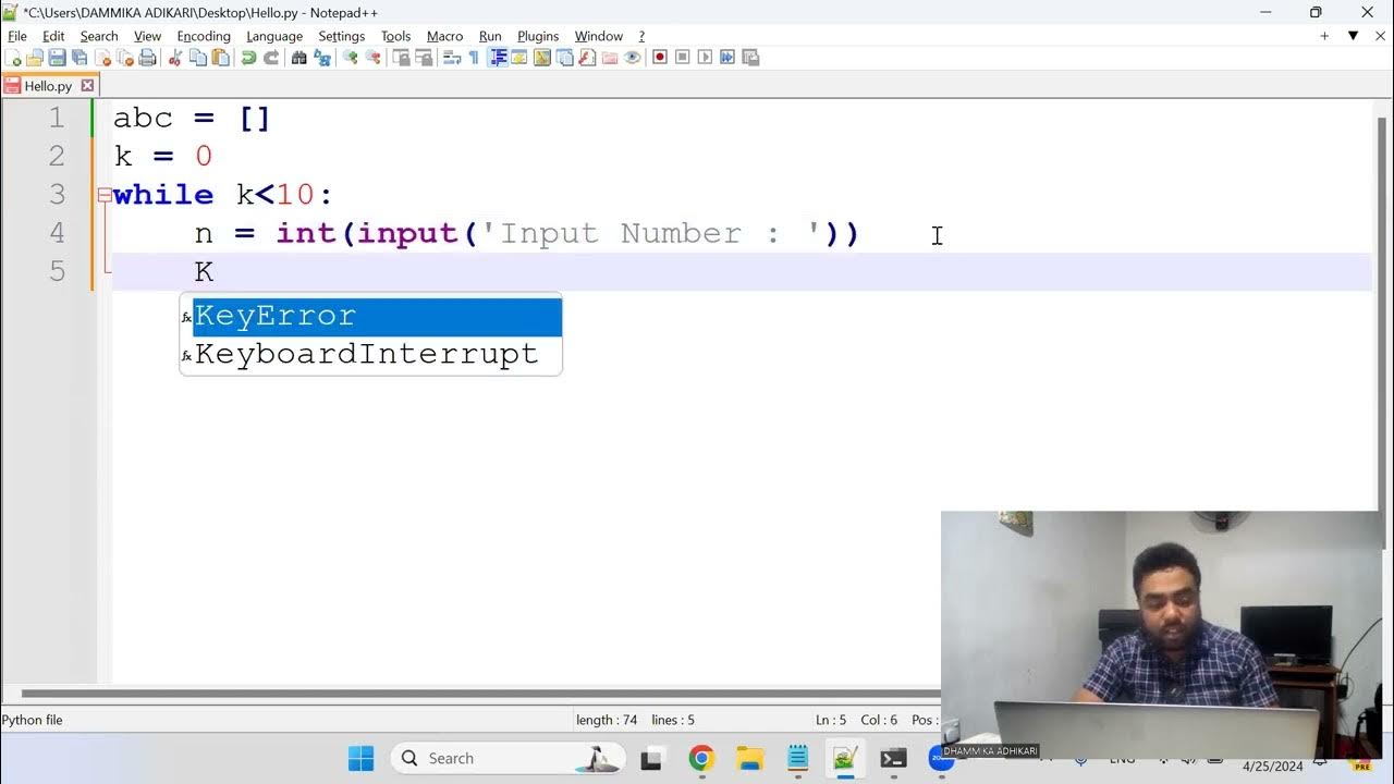 Python Coding Night 2024 Day - 02 (Q2) - YouTube