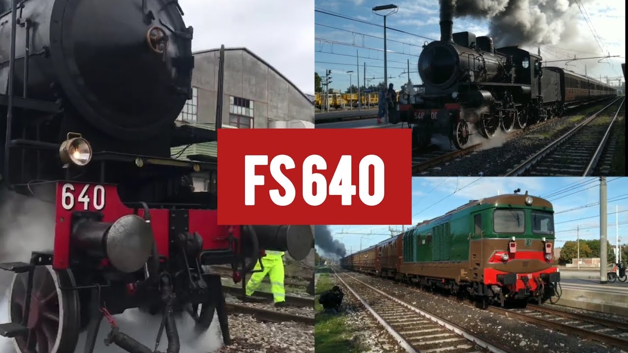 [TRENI] Locomotiva FS 640 Treno Storico - YouTube