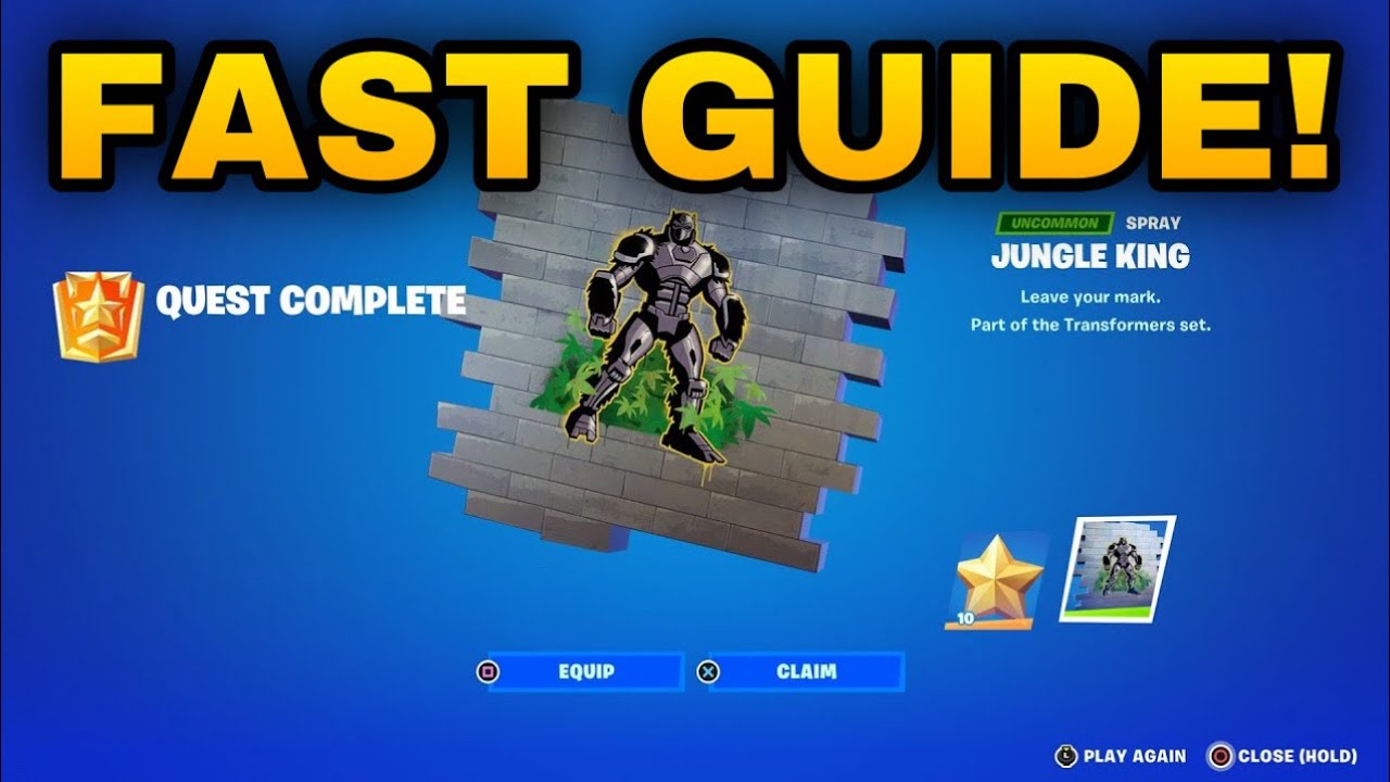 How To COMPLETE ALL TRANSFORMERS QUESTS CHALLENGES in Fortnite! (Quests ...