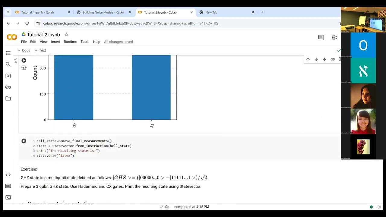 06 Quantum teleportation (practice, Python) - YouTube