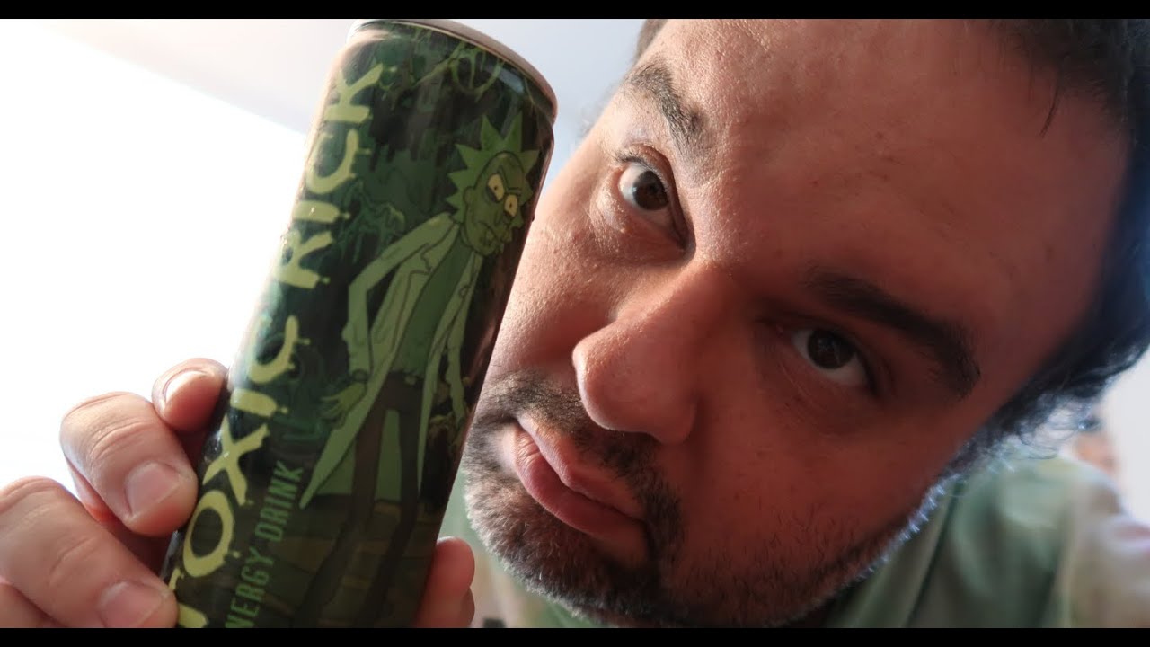 Toxic Rick Energy Drink Review & Taste Test Rick and Morty 2023 - YouTube