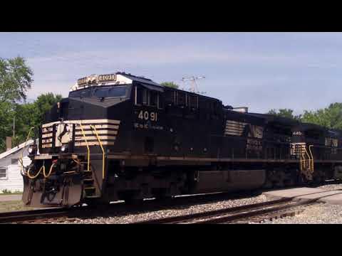 NS 181 @ CLYMERS, IN 5 22 23 NS 4091 NS 4403 - YouTube