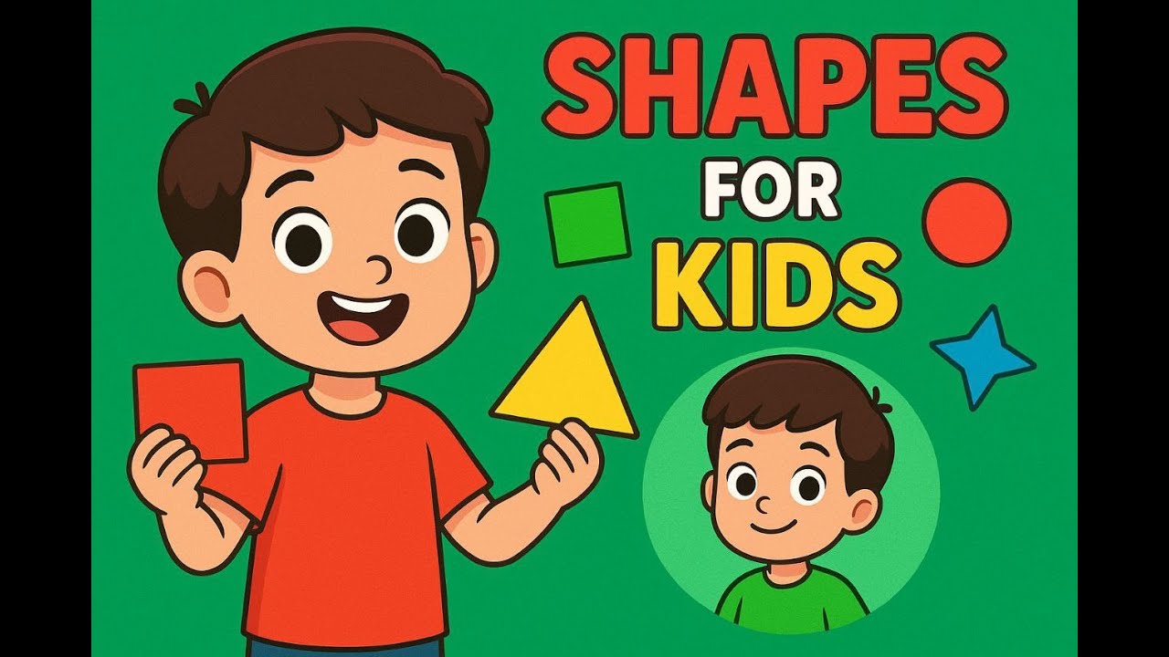 Learn Shapes for Kids | Fun and Easy Shape Learning | Kids Kreation ...