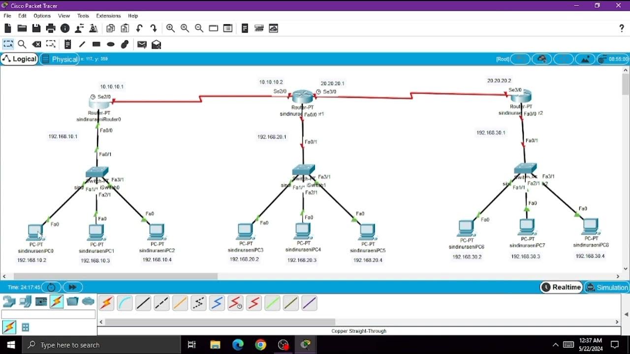 Konfigurasi Routing Dinamis OSPF#almanmemikat - YouTube