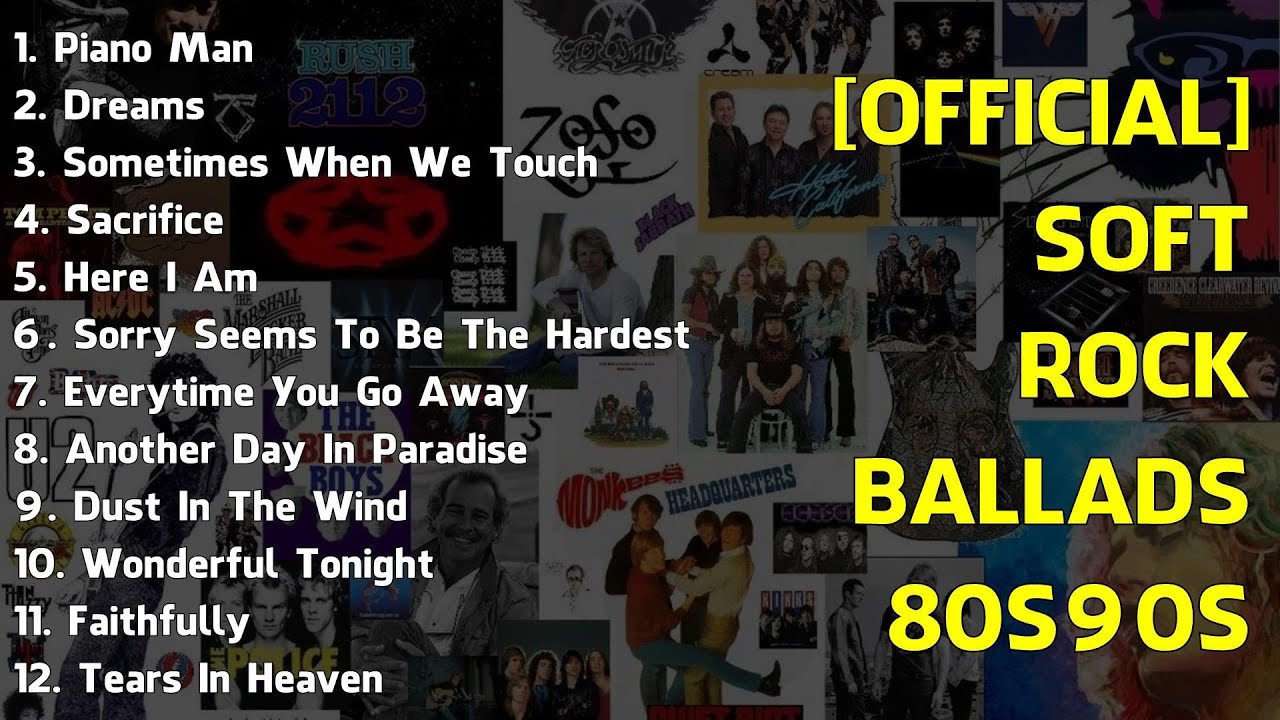 [OFFICIAL] SOFT ROCK BALLADS 80s90s - YouTube