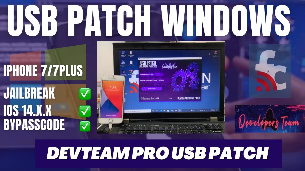 WINDOWS | Como Parchar restriciones Usb jailbreak DevTeamPro usb Patch ...