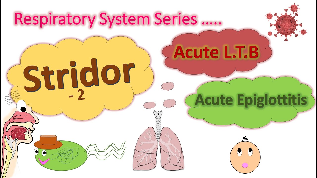 Stridor (2) || Acute Epiglottitis || Acute LTB ( croup ) || Respiratory ...