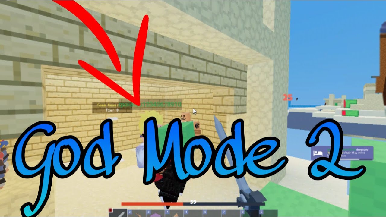 Roblox Bedwars| God Mode Gameplay #2 - YouTube