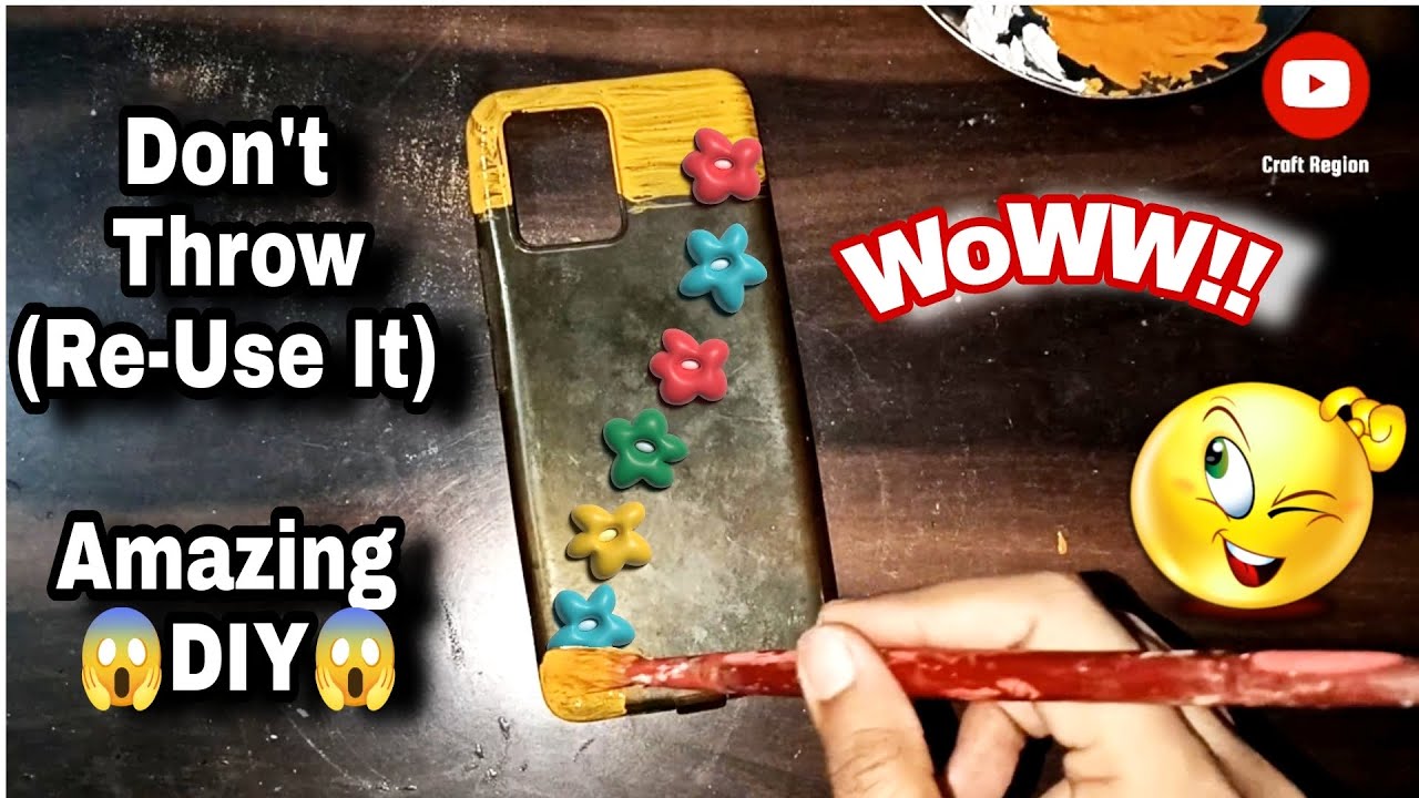 DIY Phone Cover | Phone Cover Decoration| Phone Cover Painting |DIY ...
