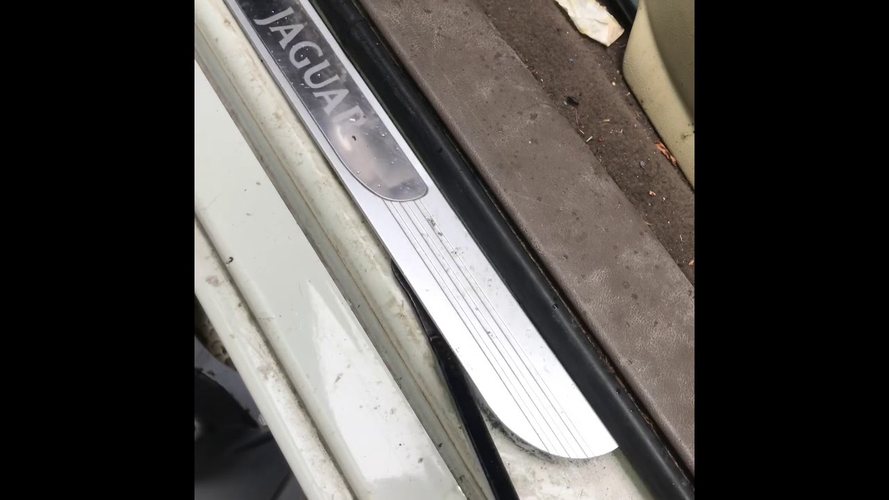 Door Sill panel Logo Replacement Jaguar S Type - YouTube