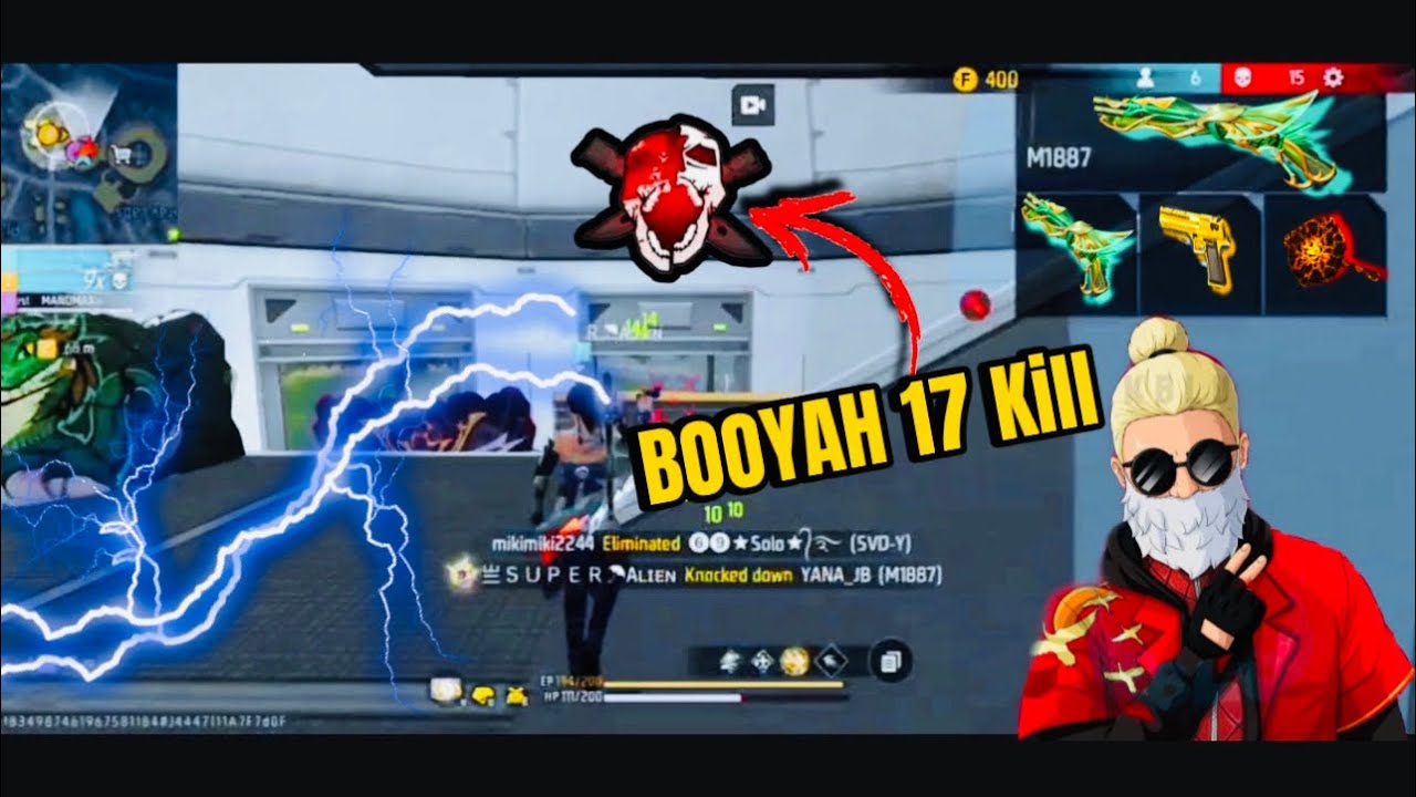 Free Fire: 17 Kill Booyah Gameplay Strategies for success ...