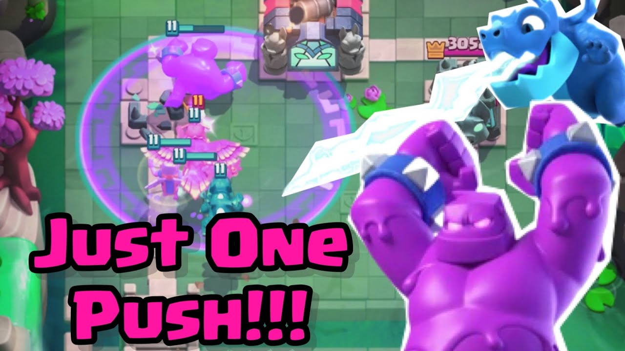 Just One Push!! | Monk Launch Party | Clash Royale - YouTube