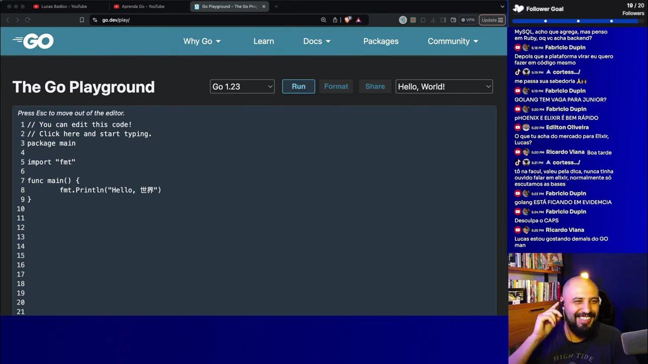 Golang API API INTEGRATION - CALENDLY CLONE - Livecoding - YouTube