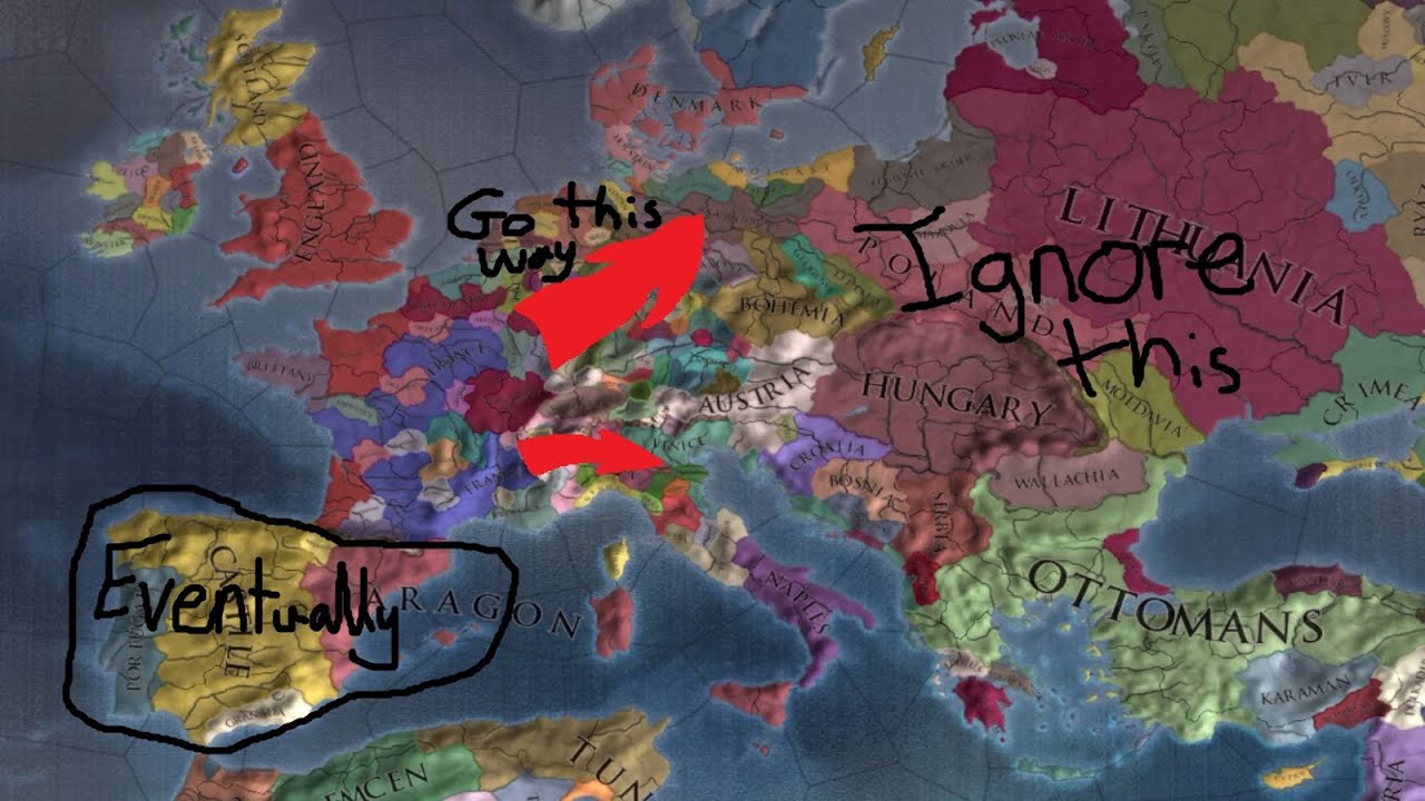 EU4 - The French Conquest of Europe Part 1 - YouTube