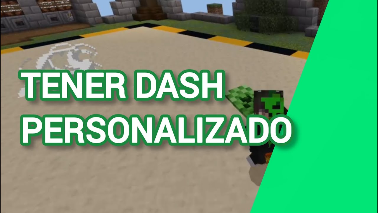 Tener un DASH en Minecraft Bedrock | BP - YouTube