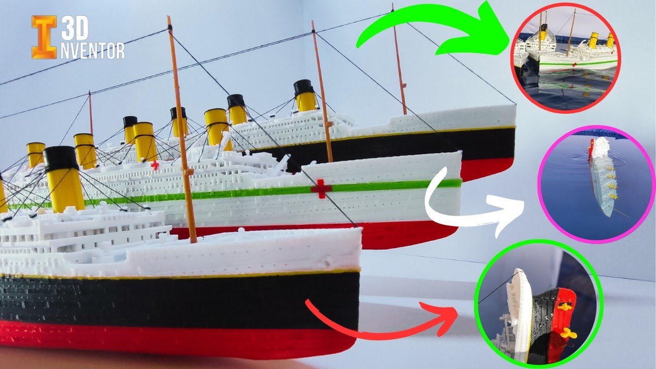 Britannic Titanic Olympic Sinking