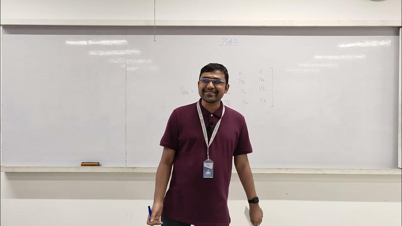 [CSE482] Quantum Computing 2 | Lecture 10: Mid Term Review | Summer '24 - YouTube