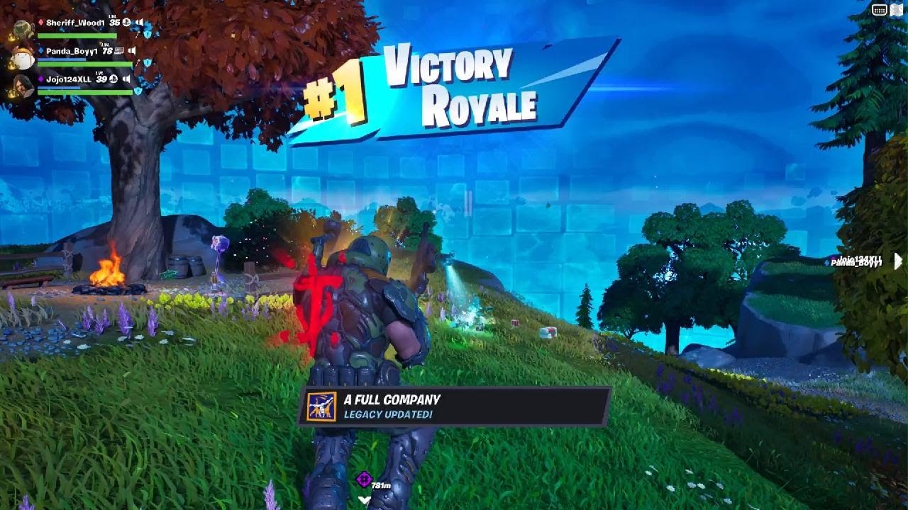 Fortnite New Years Victory Royal PS5 Gameplay - YouTube