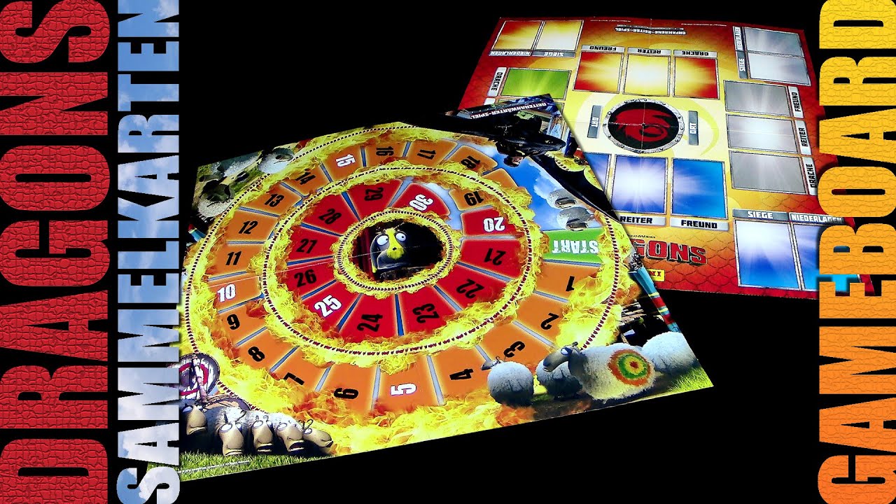 Dragons - Panini ® Trading Card Game - Game Board / Spielfeld / 2015 Re ...