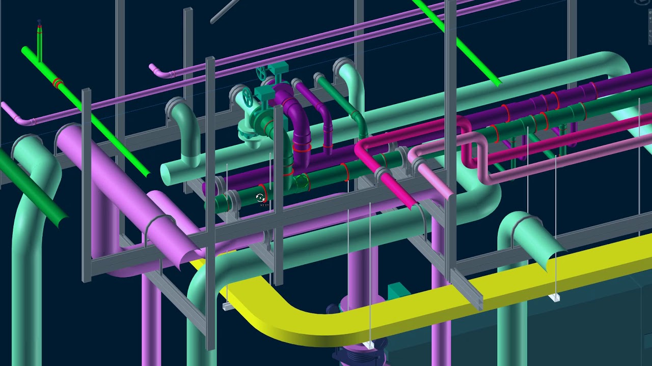 Autocad MEP 2018 현장 활용 예 - YouTube