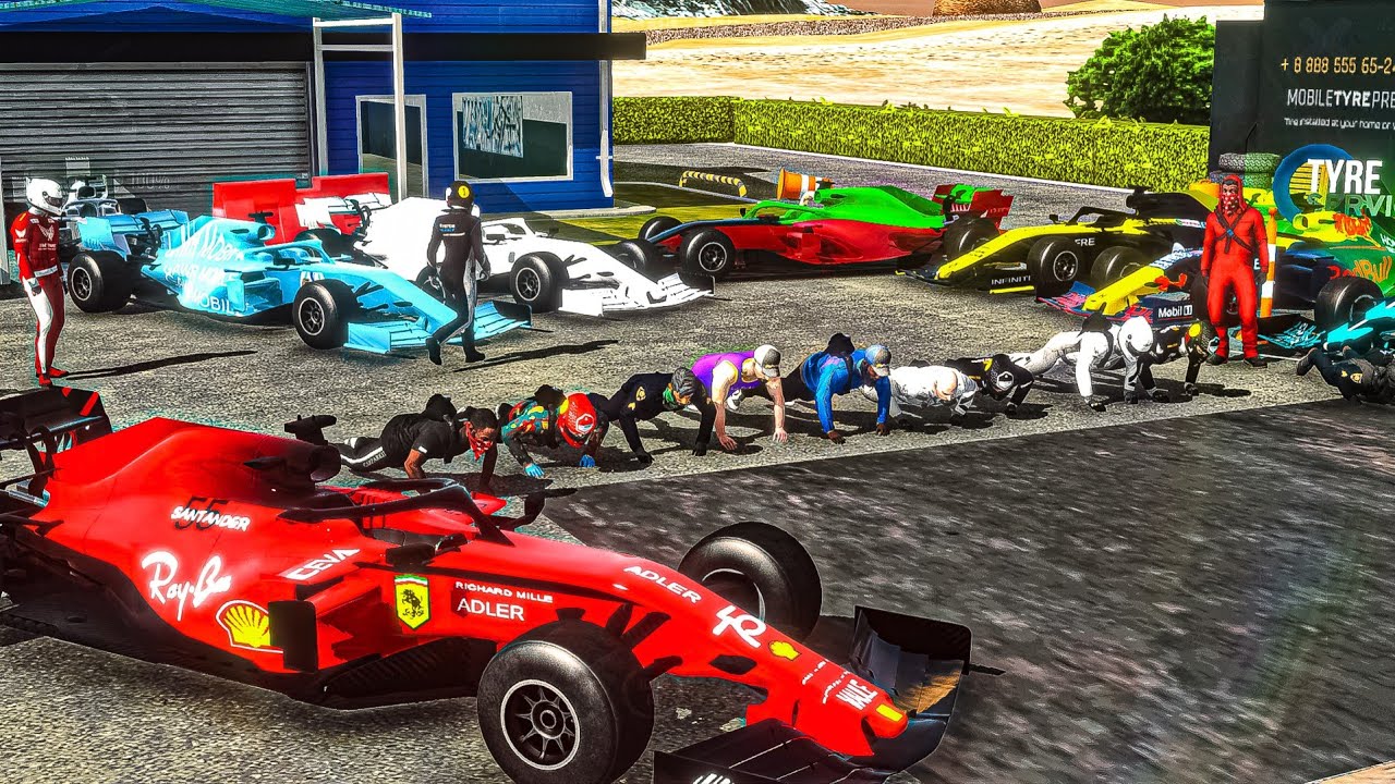 Racing on the New Desert Map in F1 Cars with Subscribers - Car Parking ...