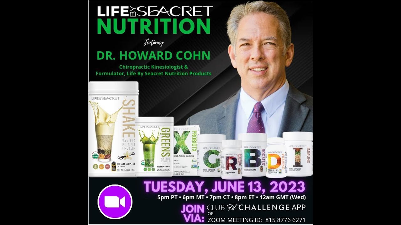 Jun 13, 2023 - Life By Seacret Nutrition with Dr. Cohn - YouTube