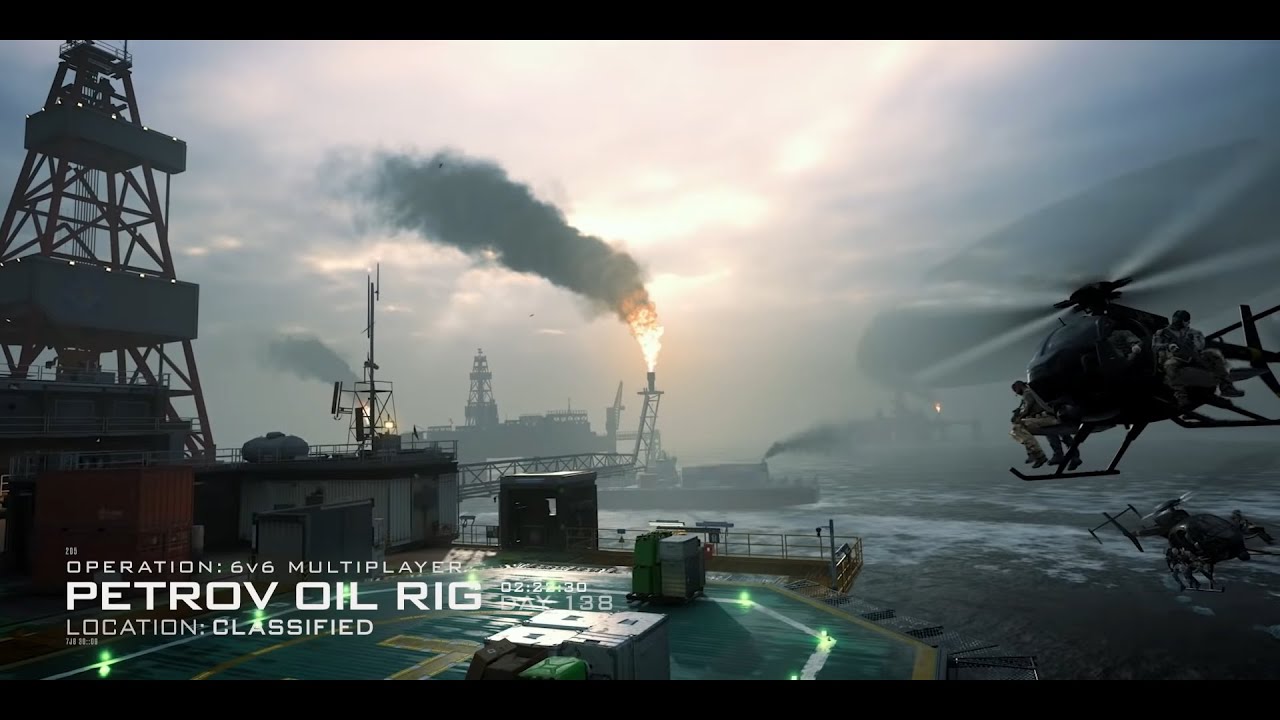 Call of Duty Modern Warfare Season 5 - Petrov Oil Rig - YouTube
