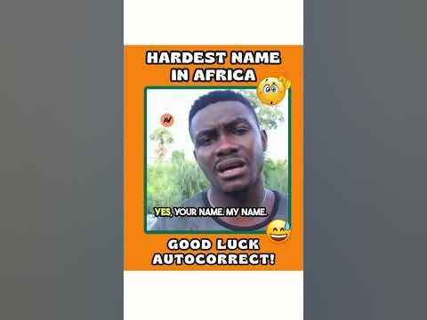 Hardest name in Africa? Meet Ovuvuevuevue enyetuenwuevue ugbemugbem ...