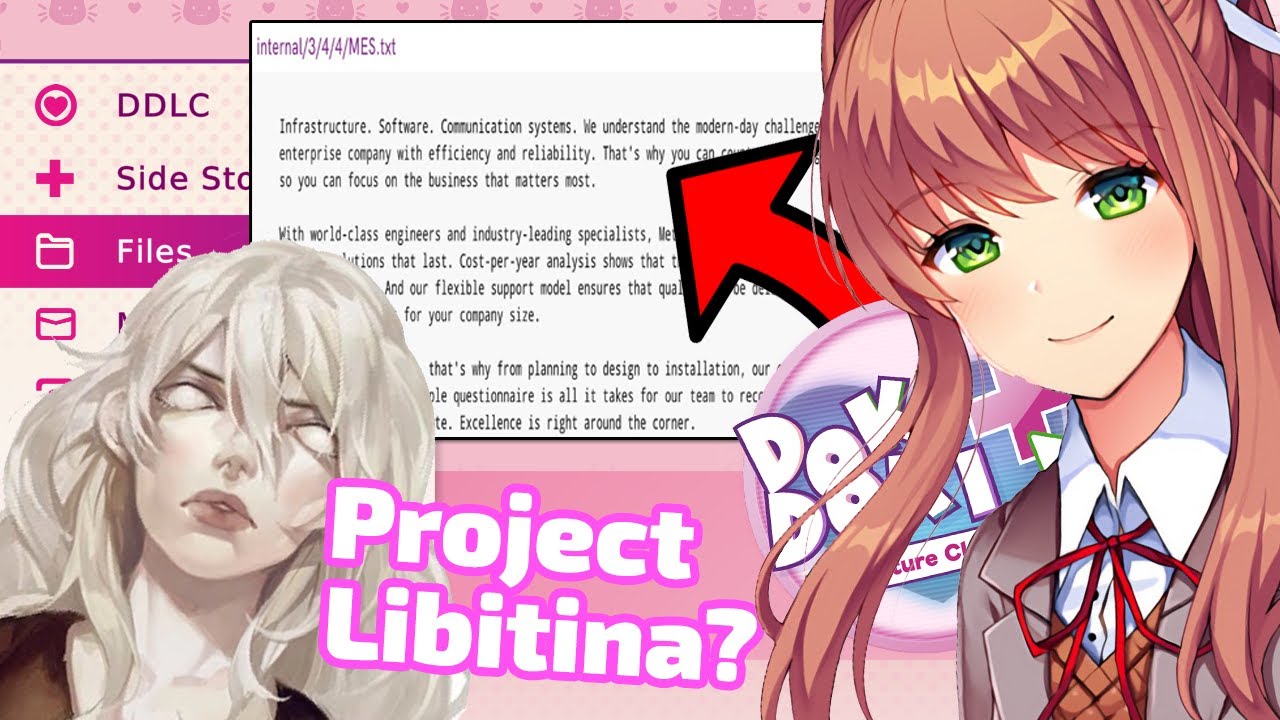 DDLC PLUS SECRETS | Project Libitina, New Sequel, Metaverse?! - YouTube