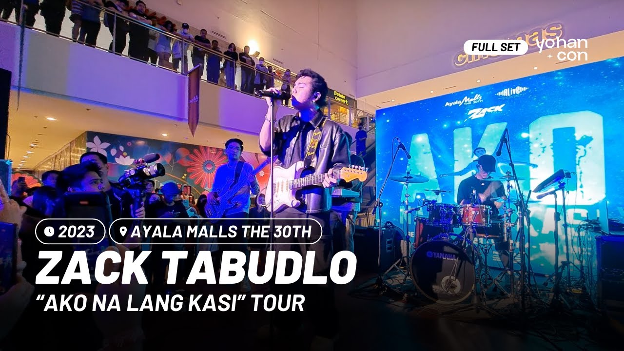 Zack Tabudlo Live at Ayala Malls The 30th [Full Set] - YouTube