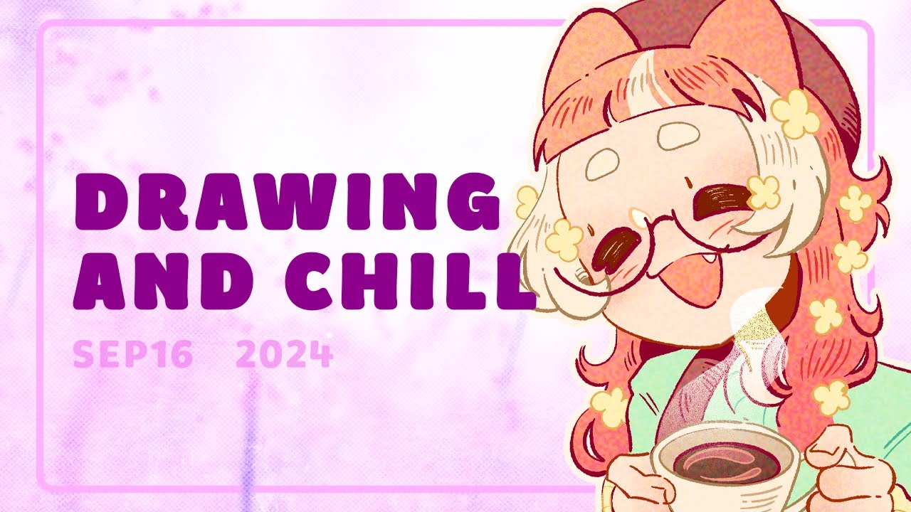 DRAWING AND CHILL】🌸 WORKING ON MY PORTFOLIO🌸 - YouTube