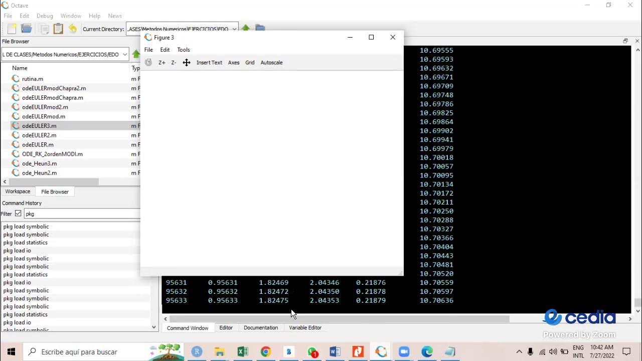 Método de EULER OCTAVE - YouTube