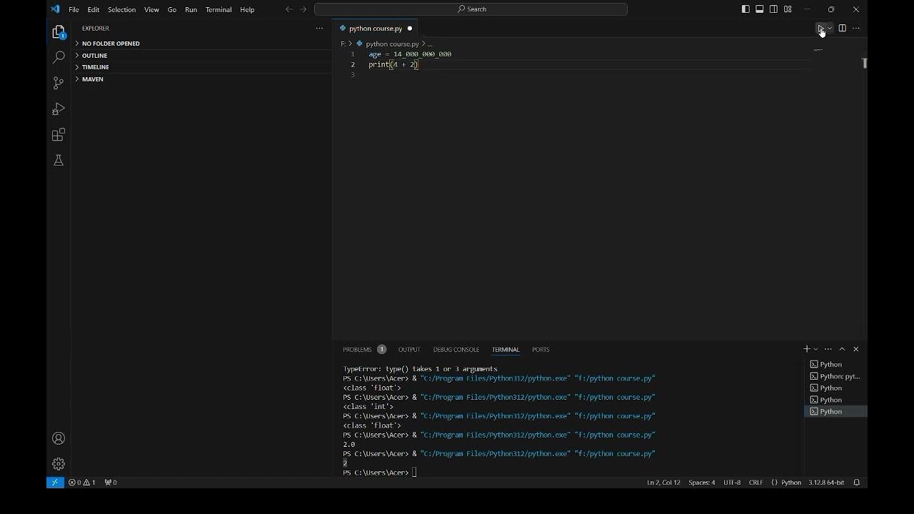 Python Basics | learn python | lesson 2 | journey into the World of Python Basics - YouTube