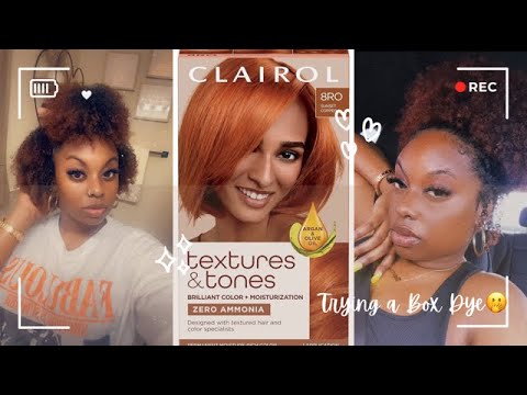 Dying My Natural Hair with NO DAMAGE!! | Sunset Copper | Clairol ...