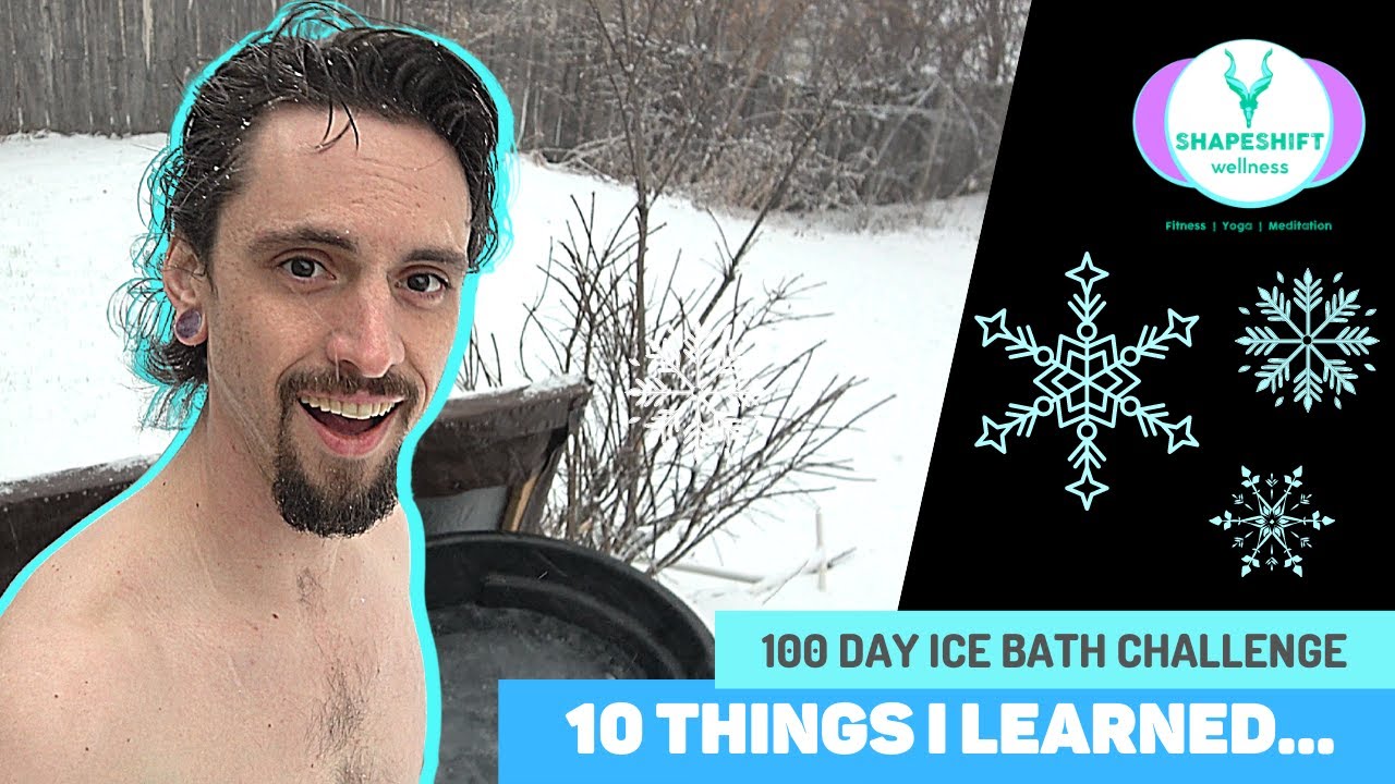 100 DAY WIM HOF METHOD ICE BATH CHALLENGE | 10 Things I learned - YouTube
