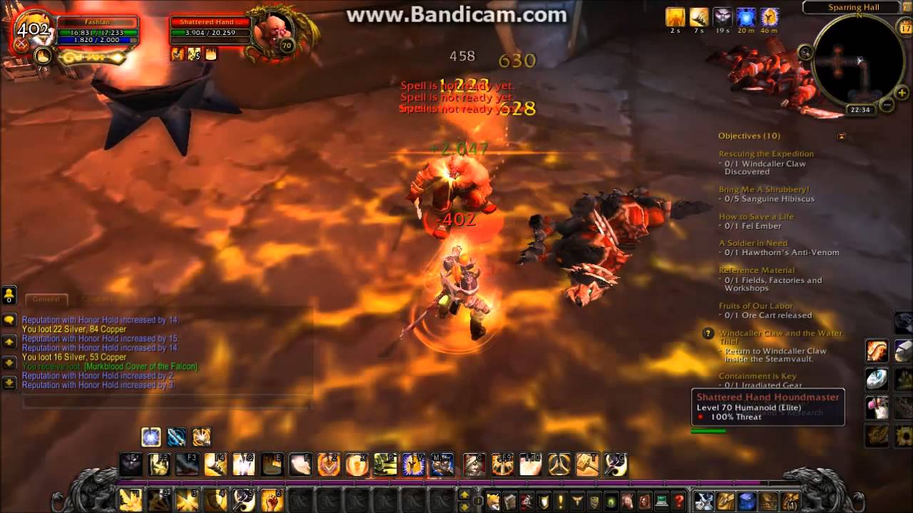 world of warcraft solo The Shattered Halls - YouTube