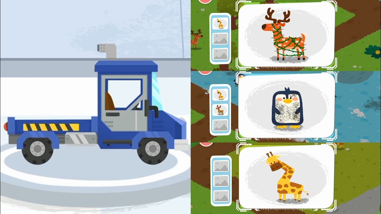 Baby Bus Vol.1 Mobil Biru Merawat Binatang Rusa Sika Pinguin dan ...